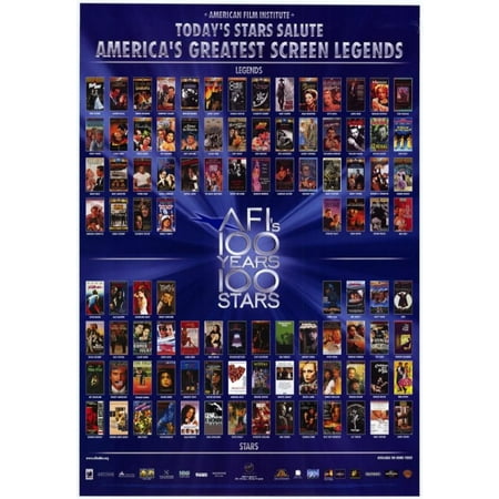 AFI - 100 Years of Stars Movie Poster (11 x 17) | Walmart Canada