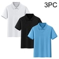 Ahabrexf Sports Collared Shirt 3-Pc Short Sleeve Shirt Set for Kids ...