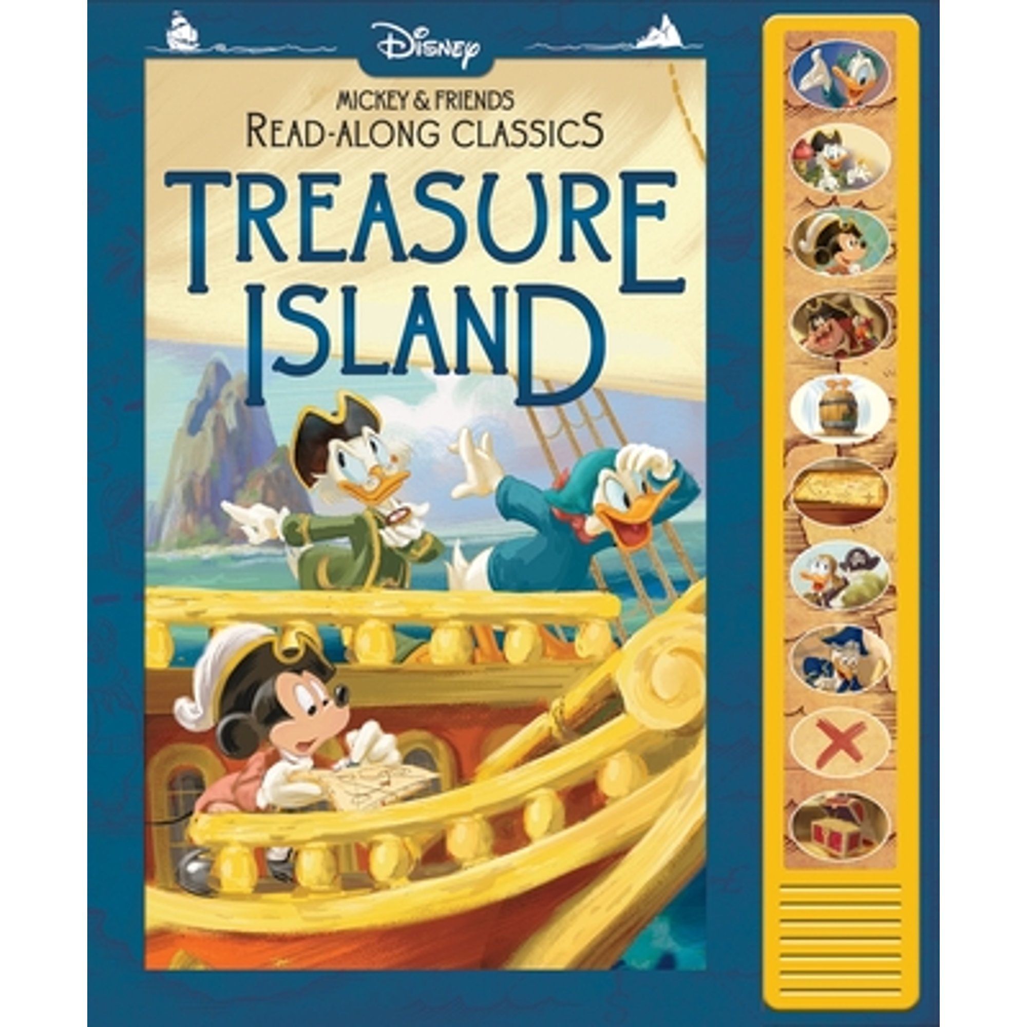 Pre-Owned Disney Mickey and Friends: Treasure Island Read-Along ...