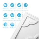 Art3d 12-Pack PVC Drop Ceiling Tiles，24x48in Glue up Ceiling Tile，Cover ...