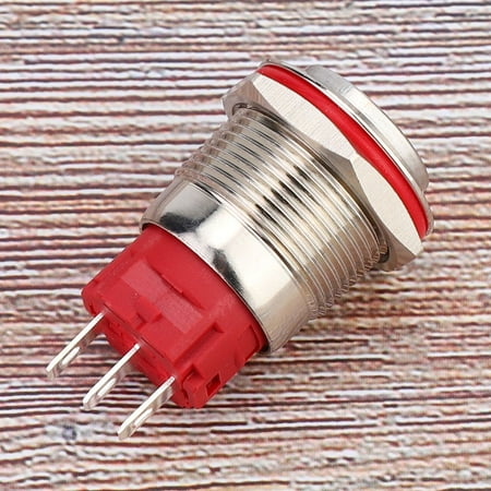 Push Button Switch Self Locking Function 1no 1nc Stainless Steel Shell ...