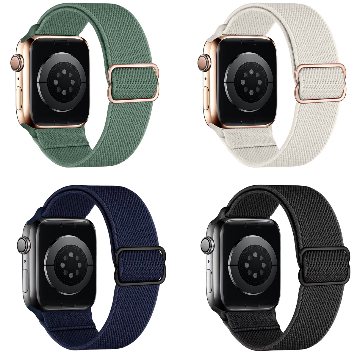 Durable Military Fabric Buckle Woven Nylon Wrist Watch Band Strap 18 ...