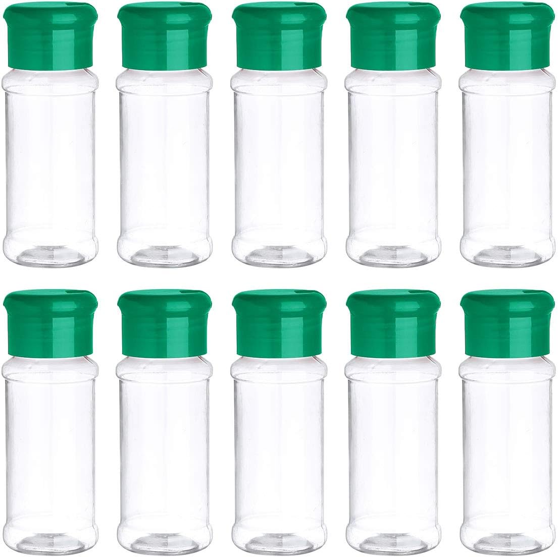 10pcs 100ml Plastic Salt Pepper Seasoning Jar Barbecue Condiment ...