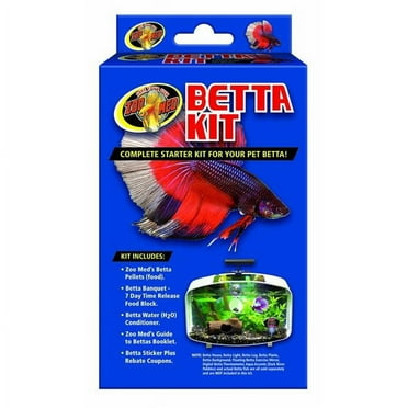Marina Betta EZ Care 0.5 Gallon Aquarium Starter Kit, White - Walmart.com