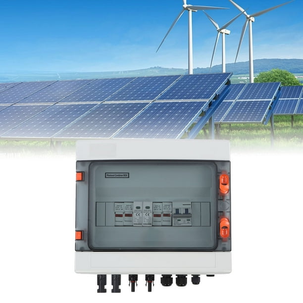 Caja Combinadora Fotovoltaica Impermeable, Protección Contra Sobretensión Caja Combinadora ...