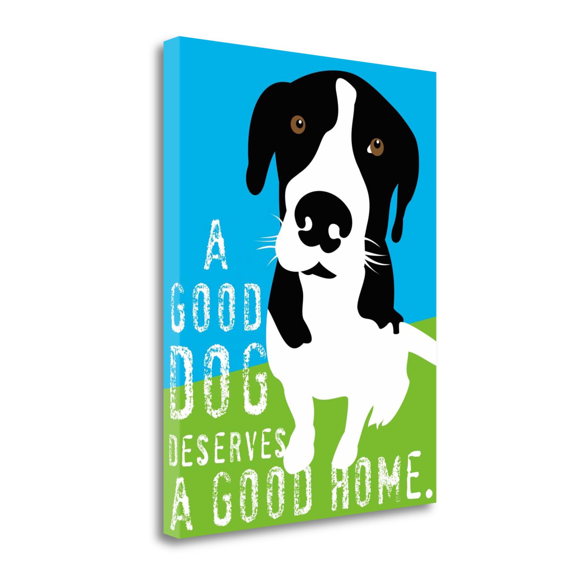 A Good Dog By Ginger Oliphant Fine Art Giclee Print On Gallery Wrap A Good Dog By Ginger Oliphant Fine Art Giclee Print On Gallery Wrap