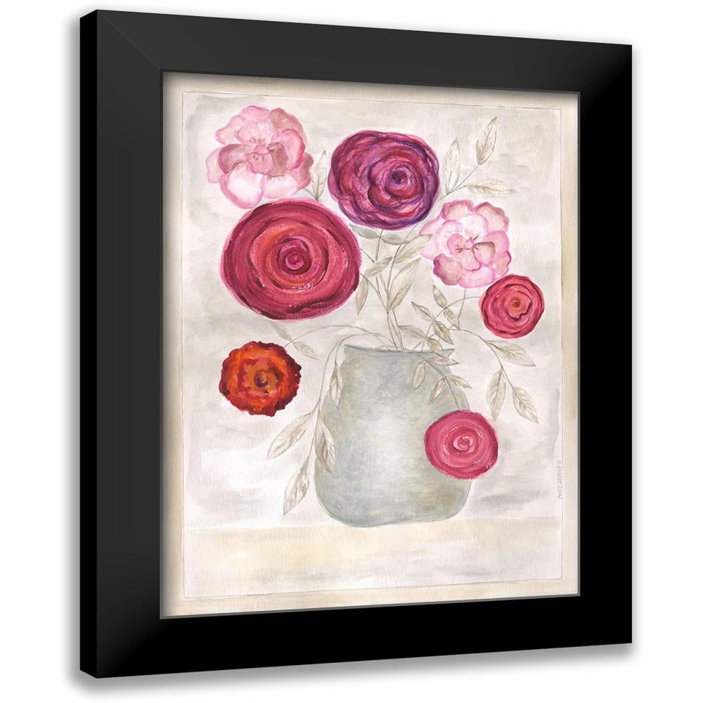 Shamp, Cindy 11x14 Black Modern Framed Museum Art Print Titled - Pink ...