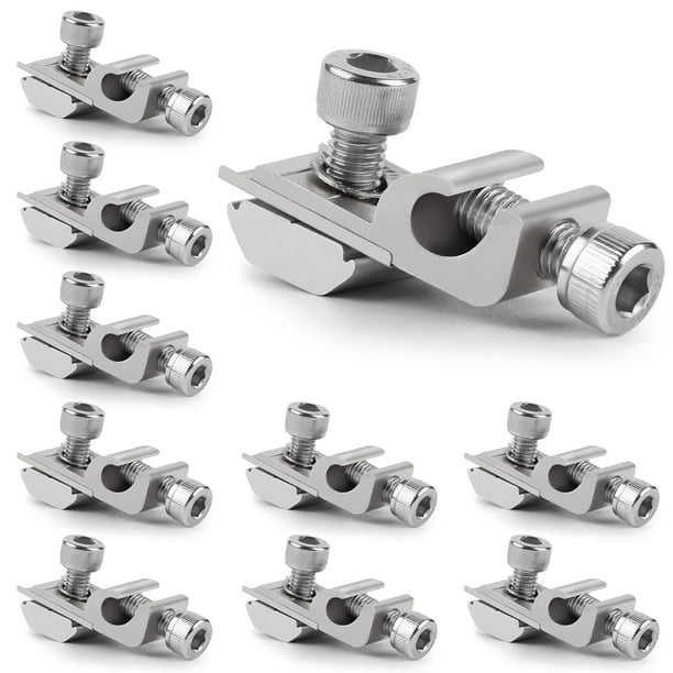 10 Earth Clamp Solar Panel Earthing Clip Aluminium Solar Panel Mounting ...