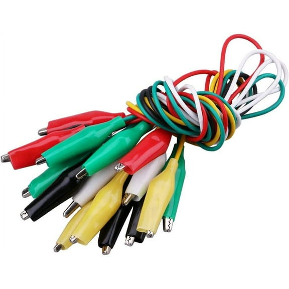 Yuan 10 Pairs of Black and Red Insulated Covers Nickel-plated Steel ...