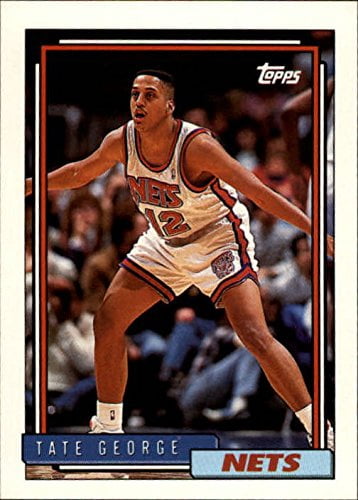 1992-93 Topps #314 Tate George NBA Basketball Trading Card - Walmart.com