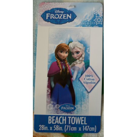 Disney Frozen Elsa Anna Girl Beach Bath Towel Purple Multi 1 Pack ...