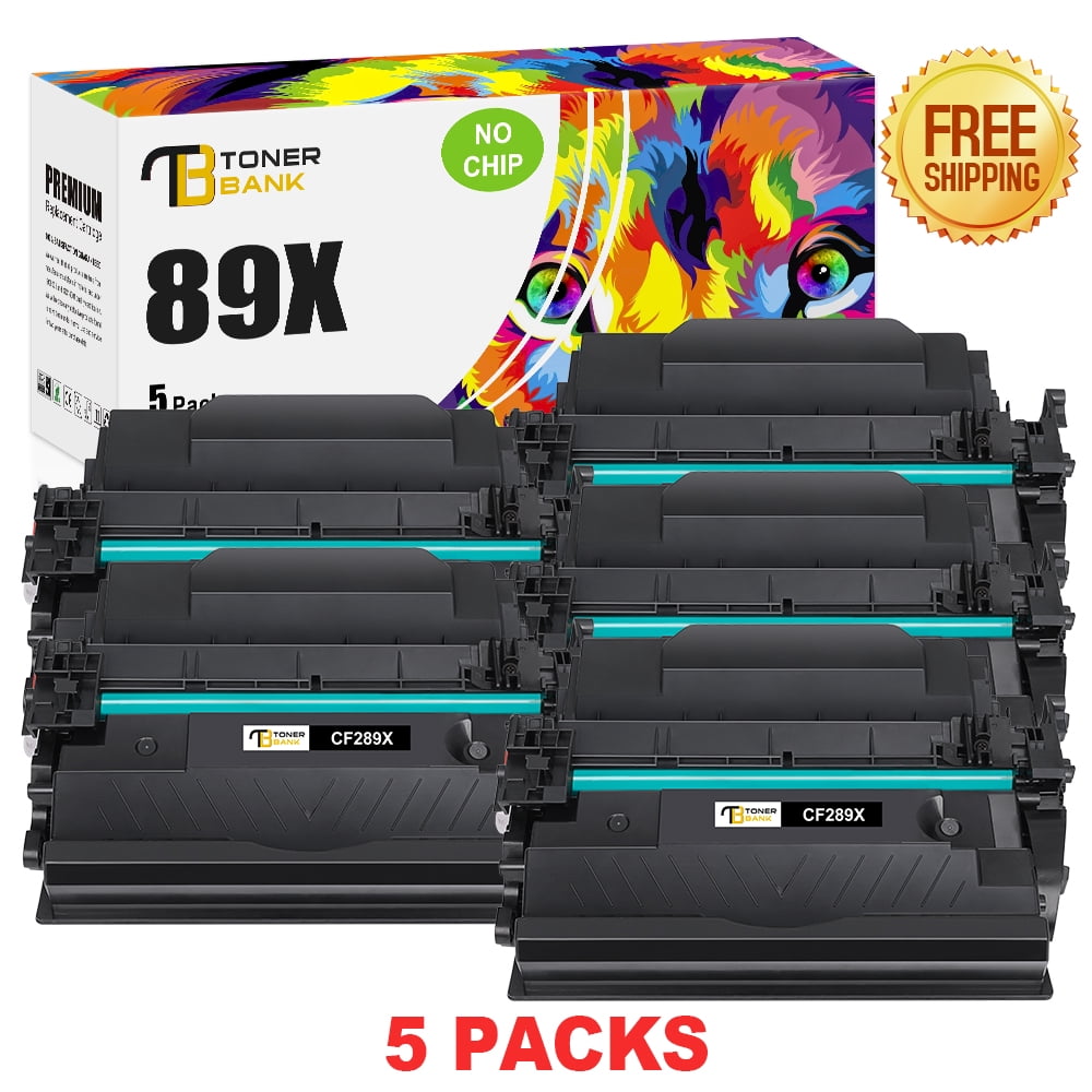 Toner Bank Compatible Toner Cartridge Without Chip for HP CF289X 89X ...