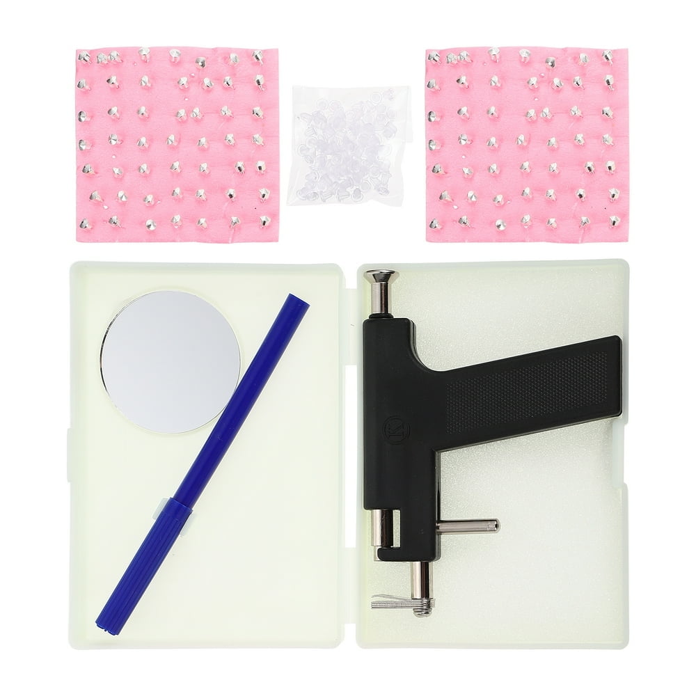 CHUANK 1 Set of Ear Piercing Kit Body Ear Piercing Tool Nose Piercing ...