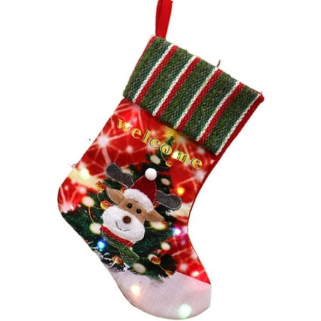 Large Christmas Socks,LED Illuminated Christmas Socks,Christmas ...