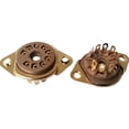 10pcs 9Pins Bakelite Tube Socket Valve Base for 12AX7,12AT7,12AU7,ECC83 ...