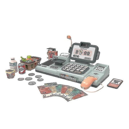 Supermarket Cash Register Set Role Play Toy Checkout Counter Gift For ...