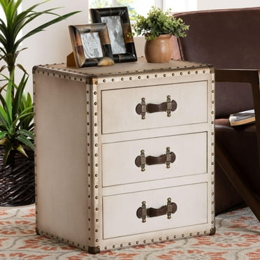 Baxton Studio Sussie Hollywood Regency Glamour Style Mirrored 2-Drawer ...