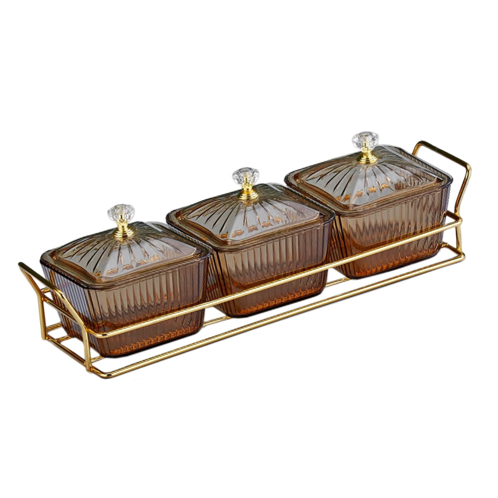 Divided Serving Platter Appetizer Serving Tray Food Storage Container ...