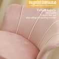 XINMICS Pink Vanity Chair with Cushion, Comfy Swivel Desk Chair for ...
