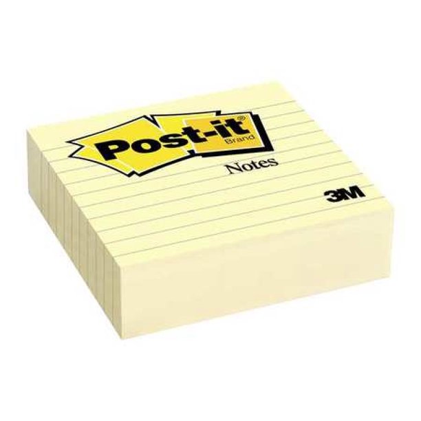 POST-IT 675-YL-2PK Sticky Notes,4x4 In.,Yellow,PK2 - Walmart.com ...