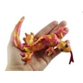 Set of 3 - Cute Mini Stuffy Lizard Sand Filled Toy - Weighted Bean Bag ...