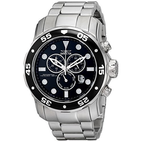 Invicta Men's 15081 Pro Diver Analog Display Japanese Quartz Silver ...