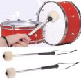 2Pcs Drum Wool Felt Percussion Mallets with Stainless Steel Handle ...