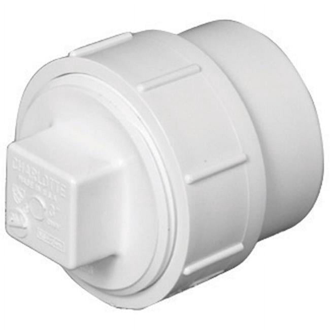 Charlotte Pipe & Foundry PVC00105X1200HA PVC Clean-Out Adapter, 4 in ...