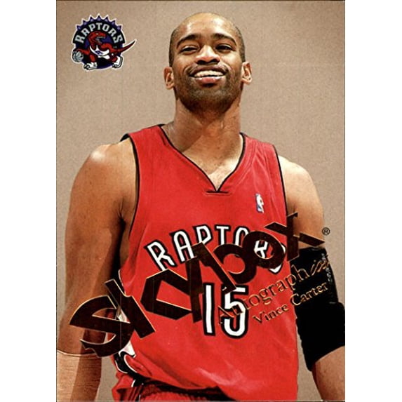 2003-04 SkyBox Autographics #1 Vince Carter NBA Basketball Trading Card ...