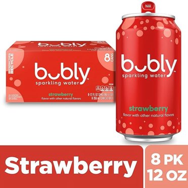 Bubbl'r Sparkling Water Peach Raspberry Dazzlr 12 fl oz, 6 Count Cans ...