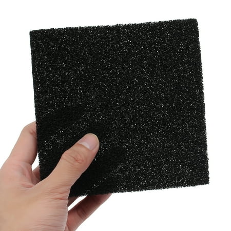 2pcs Square Activated Carbon Filter Foam Sponge Air Impregnated Sheet ...
