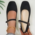 Ballet Flats for Women Slip On Square Toe Formal Wedding Flats Shoes ...