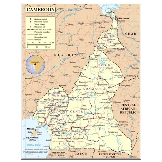 Palmetto Posters 24x31 Laminated Poster: Large detailed political and ...