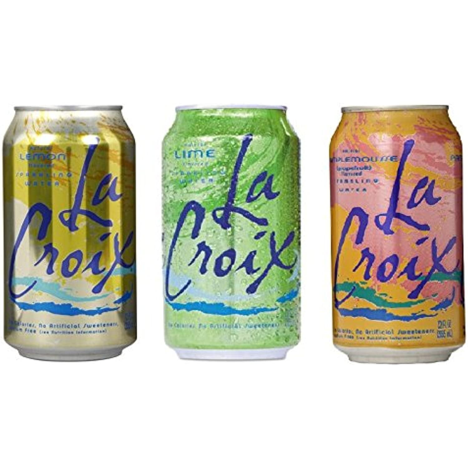 La Croix Sparkling Water Citrus Bundle: 12/ 12 Oz Cans: 4 Cans Each Of Grapefruit, Lemon, And ...