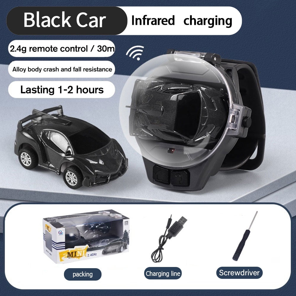 Mini Remote Control Car Watch Toys, 2.4 GHz Detachable Watch Car Toys ...
