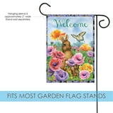 Toland Home Garden Bunny Poppies Spring Easter Flag Double Sided 12x18 ...