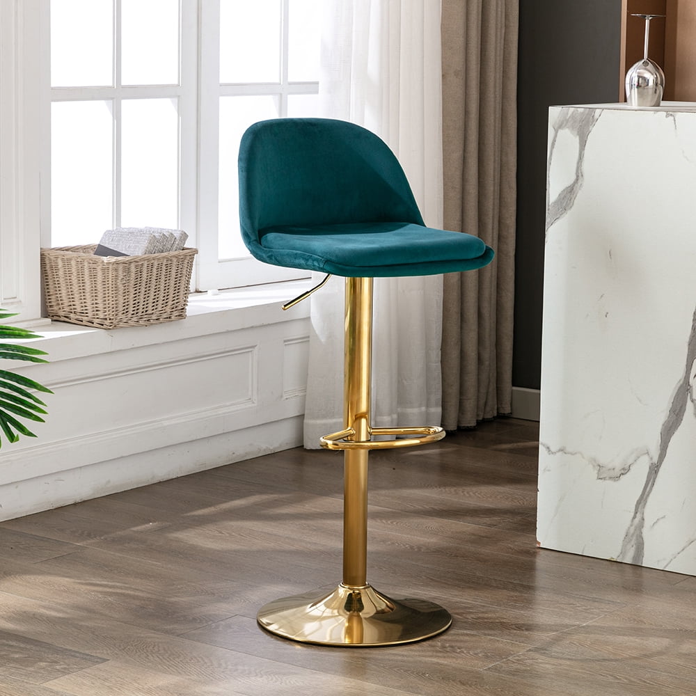 CUH Barstools Adjustable Height Dining Chair Swivel Modern Bar Stools ...