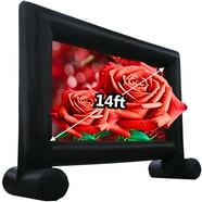 21 Feet Inflatable Outdoor Projector Movie Screen - Package with Rope ...