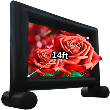 SPECSTAR 17ft Inflatable Movie Screen, Inflatable Projector Screen for ...
