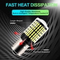 Amber 3014 144SMD LED Turn Signal Light Bulb, Super Bright Car LED ...