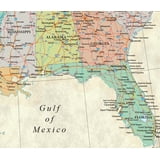 32x50 RMC Classic United States USA Wall Map Framed Edition - Black ...