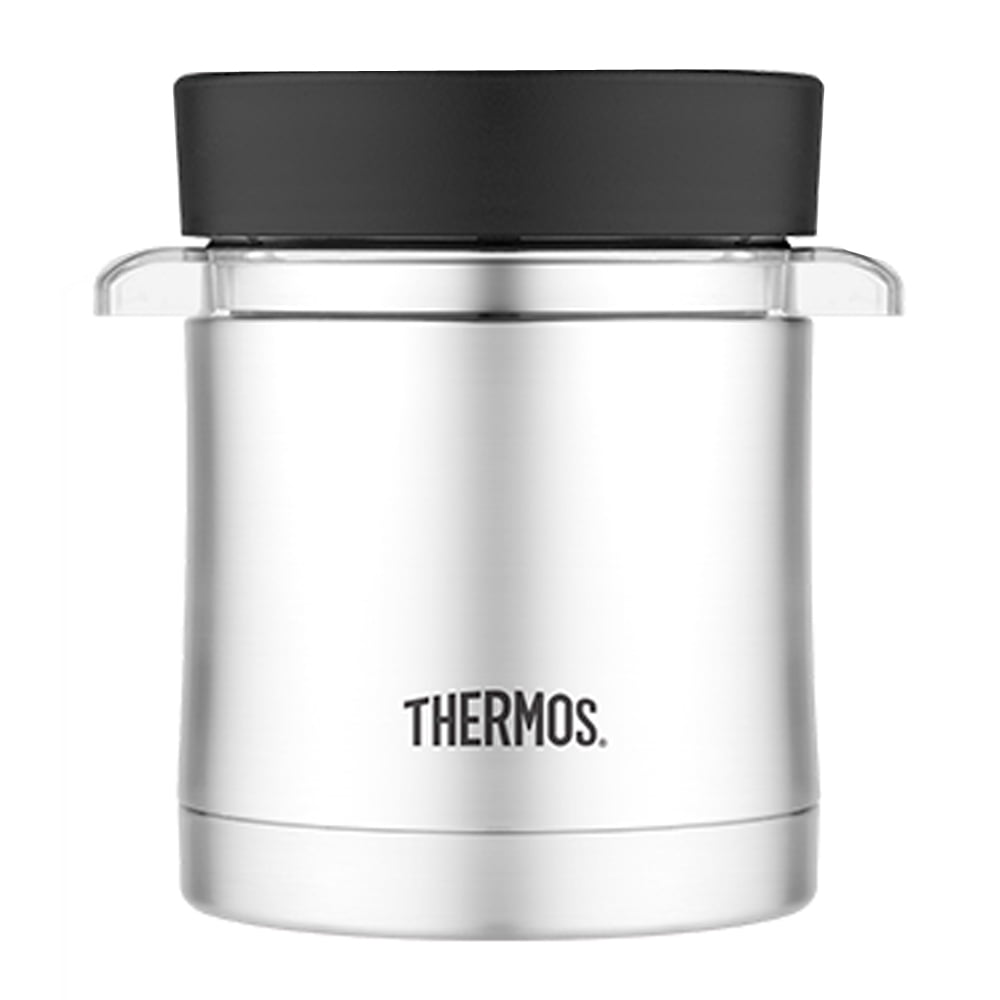 Thermos Vacuum Insulated Food Jar w/Microwavable Container - 12 oz ...