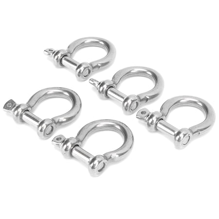 D Ring Shackle, Stable Compact Bow Shackle For Fishing Gear For Marine ...