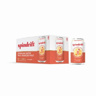 Spindrift Sparkling Water, 6-Flavor Assorted Pack, Made with Real Fruit, 12 Fl Oz Cans, Pack of ...