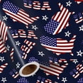 IYFFDFE-Patriotic Wrapping Paper Roll for Boys Girls, Mini Roll ...