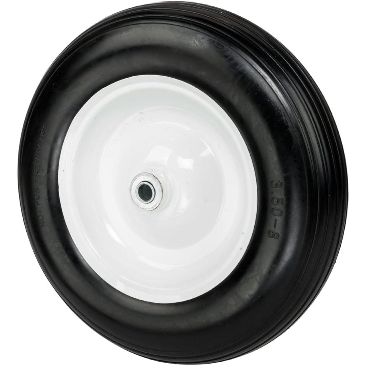 3.50-8" Wheelbarrow Tires with 5/8 & 3/4 Bearing, 3" Hub Universal Fit ...