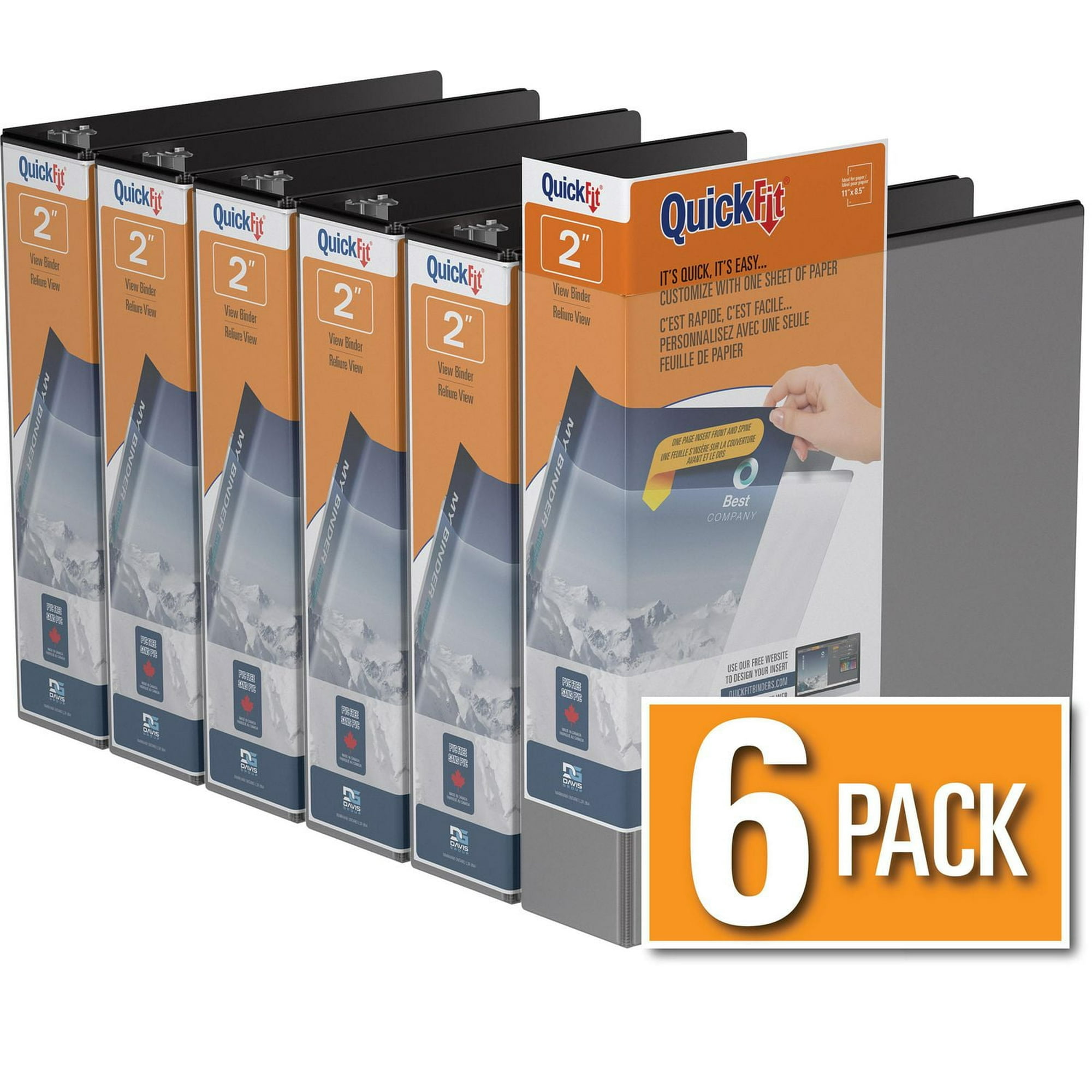 Click here for Davis Group Quickfit View Binder  D Ring  6 Pack... prices