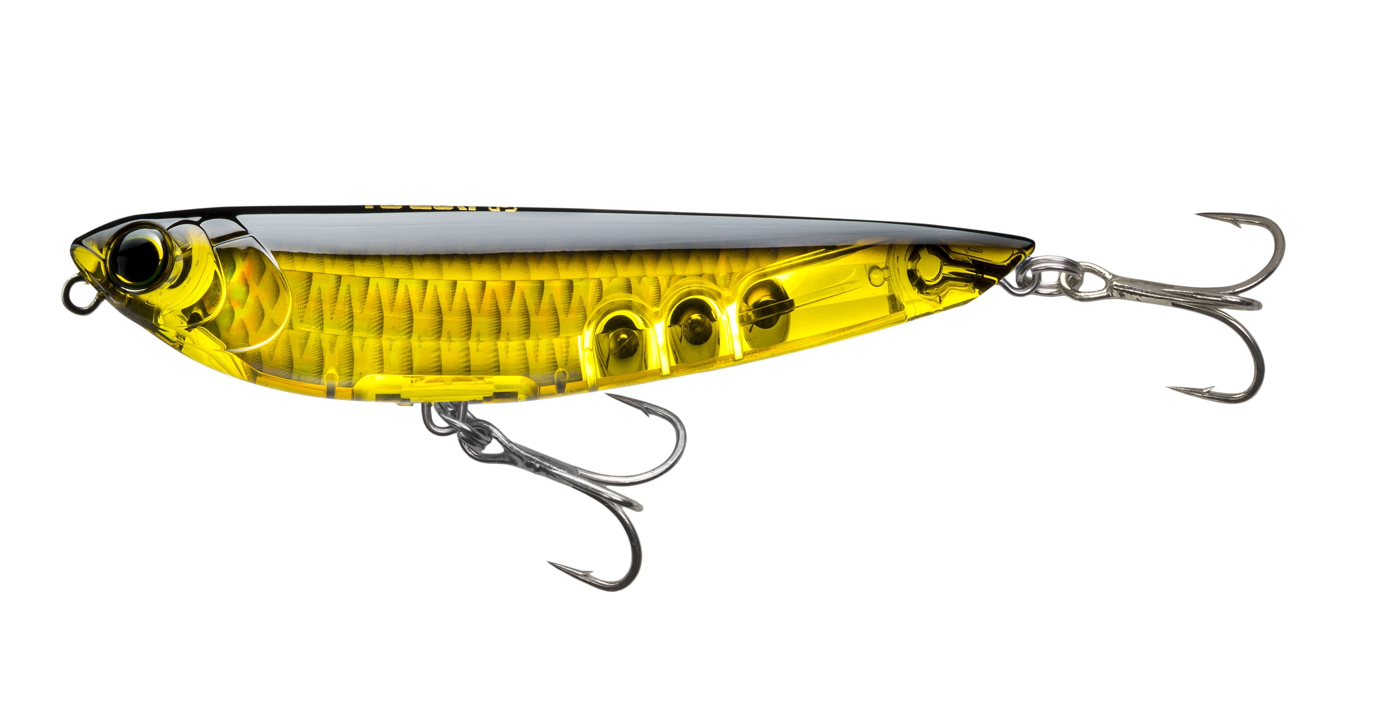 Yo-Zuri 3D Inshore Saltwater Pencil Hard Bait Lure, Prism Gold Black ...