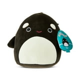 Squishmallows Official 8 inch Kai the Black Orca Whale - Child's Ultra ...