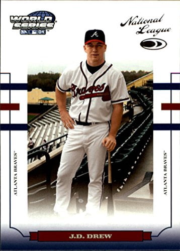 2004 Donruss World Series #15 J.D. Drew MLB Baseball Trading Card ...